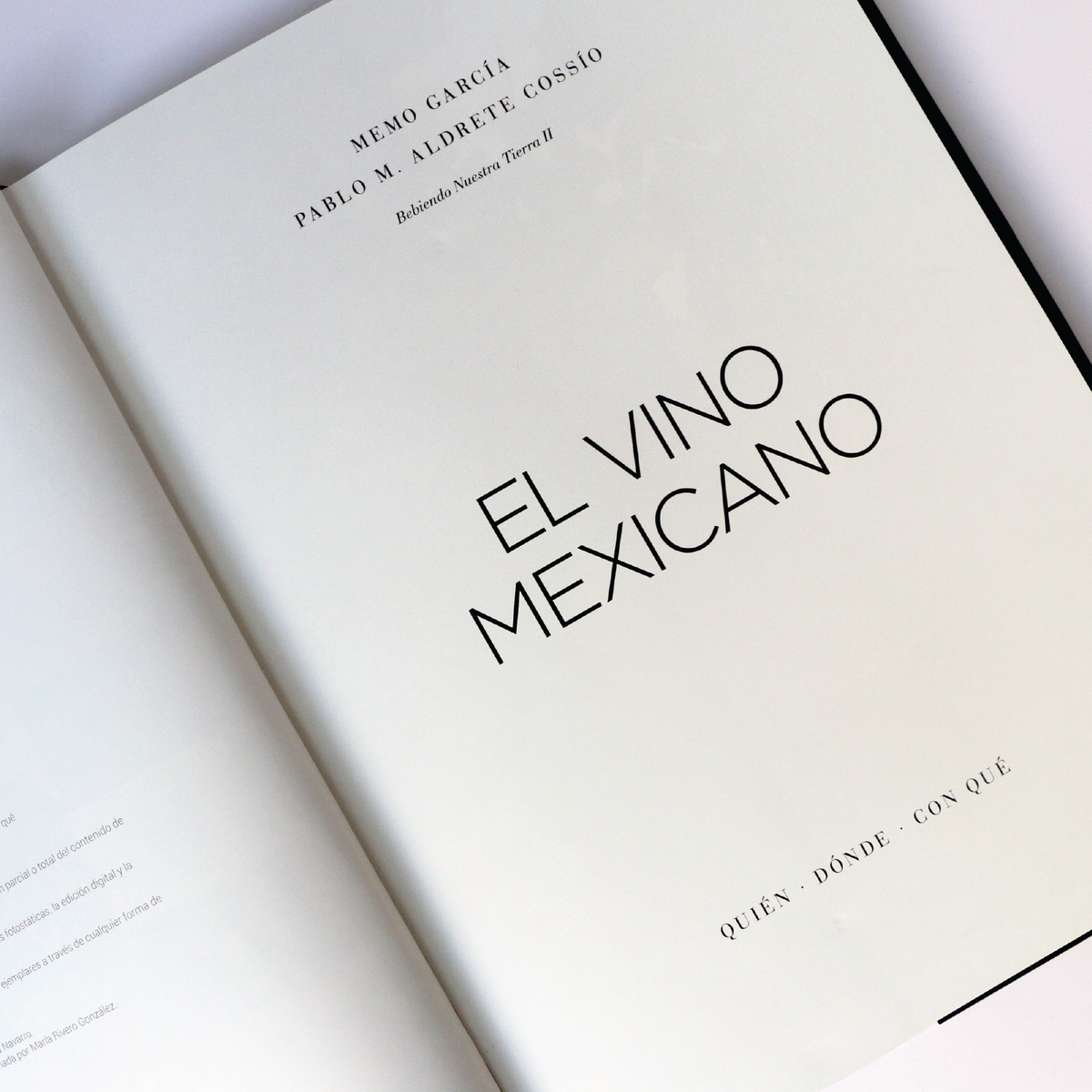Libro El Vino Mexicano | Coffee Table Book – TEPOCATE